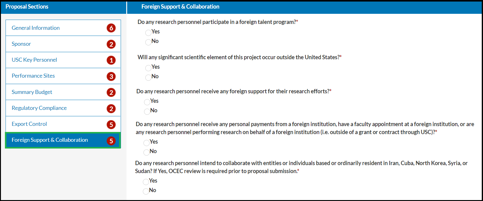 Cayuse SP Pre-Award Resources – USC Department of Contracts and Grants